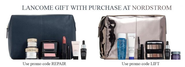 All Lancome Gift with Purchase offers in November 2019